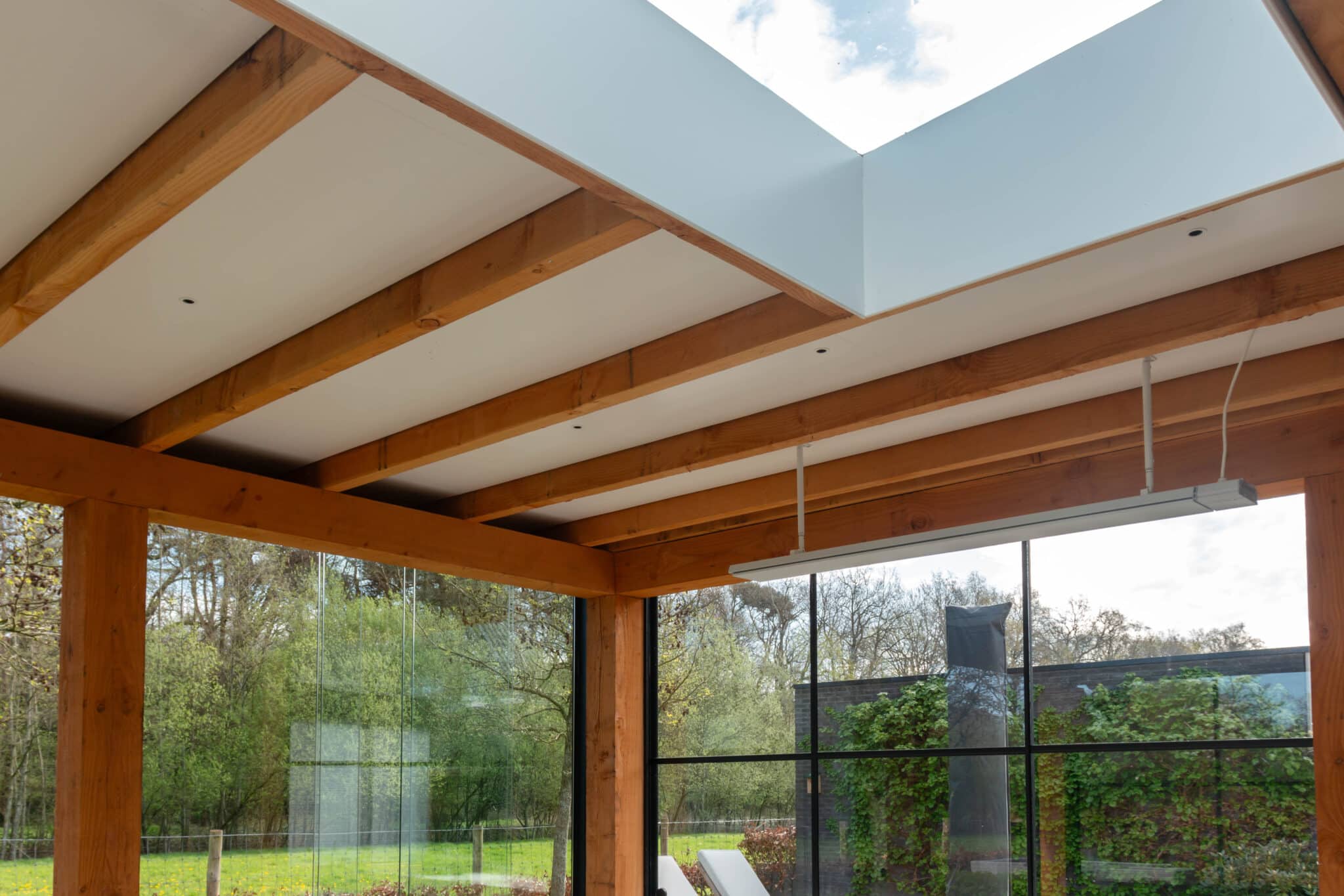 Moderne douglas overkapping 500x400 20x20 constructie